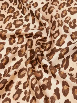 Max Mara Printed Silk Twill Scarf