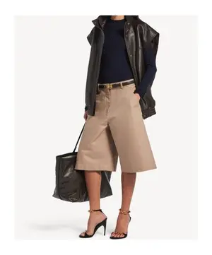 Balenciaga Bermuda Shorts In Dune