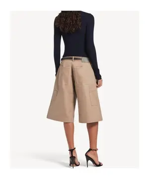 Balenciaga Bermuda Shorts In Dune