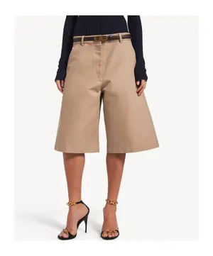 Balenciaga Bermuda Shorts In Dune