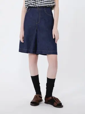 Max Mara Ozono Denim Shorts