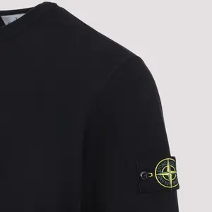 Stone Island Logo Patch Crewneck Sweatshirt