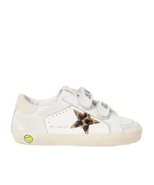 GOLDEN GOOSE Old School Leather Sneakers - White
