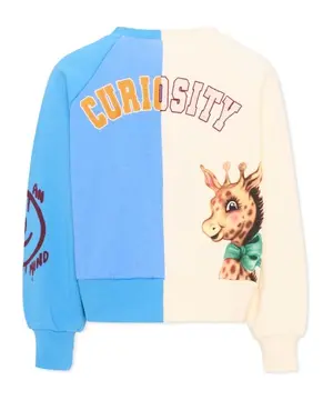 MOLO Graphic-print Panelled Sweater