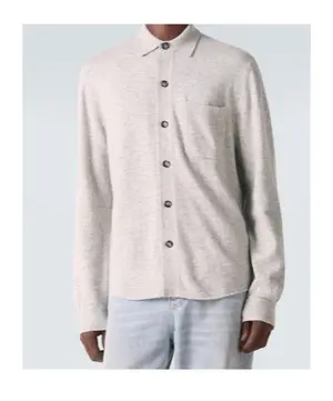 ALLUDE Cotton And Cashmere Overshirt