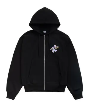 StÜssy Dot Surf Puff Print Zip Hoodie