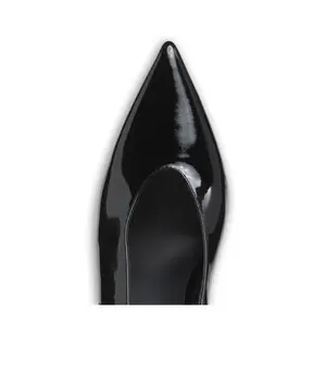Alaïa Clogs Wedge Slingbacks In Patent Calfskin