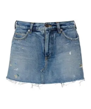 Balenciaga Denim Skort - Blue