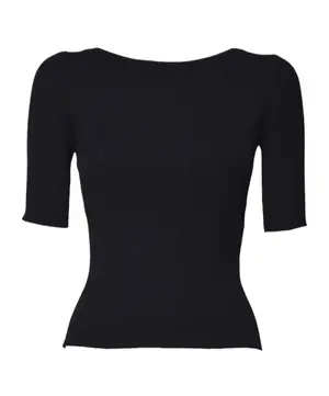 Max Mara Waser Boat-neck Ribbed Jumper