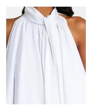 Givenchy Pleated Cotton Poplin Minidress