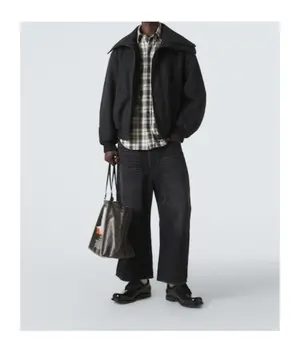 Balenciaga Checked Cotton Flannel Shirt