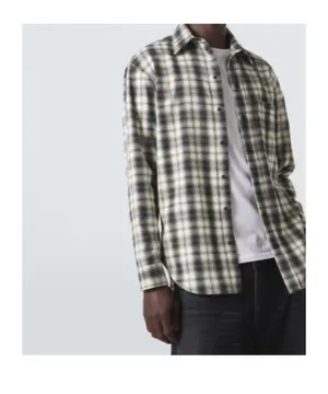 Balenciaga Checked Cotton Flannel Shirt