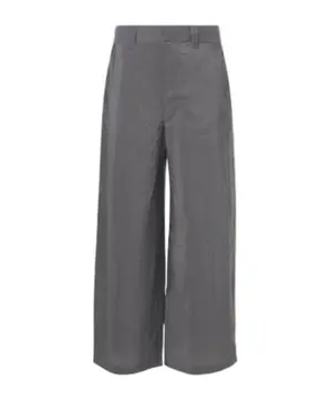 LEMAIRE Silk-blend Barrel-leg Pants