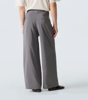LEMAIRE Silk-blend Barrel-leg Pants