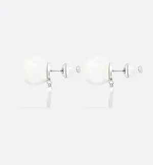 Dior Tribales Earrings With Pearl And Heart Charm