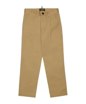 Dsquared2 Pleated Logo-plaque Trousers