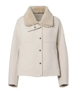 Brunello Cucinelli Wool And Cashmere Jacket - White