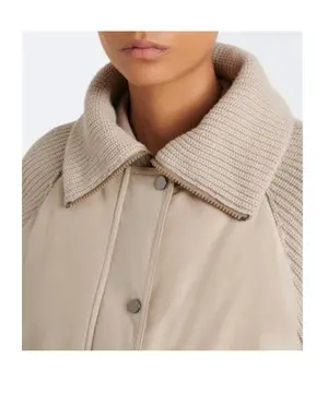 Brunello Cucinelli Wool, Cashmere, And Silk Down Jacket