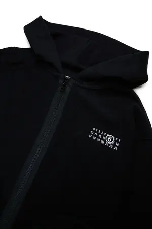 MAISON MARGIELA Logo-print Zip-up Hoodie