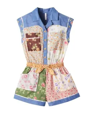 Zimmermann Lucky Floral Cotton Playsuit - Multicolor