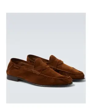 TOM FORD Ripley Suede Loafers