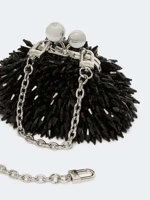 Max Mara Wkaalfio Beaded Clutch Bag
