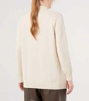 Marina Rinaldi Cotton Sequin Floral Cardigan