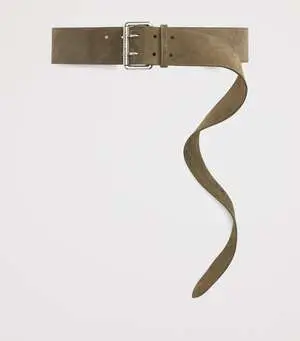 Ralph Lauren Suede Double-prong Belt