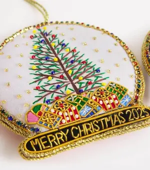 TINKER TAILOR Christmas Morning Globe Tree Decoration