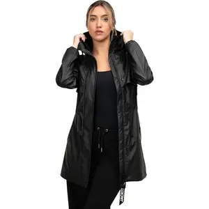 JACK1T Aurora Cape Raincoat - Black