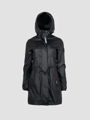 JACK1T Aurora Cape Raincoat - Black