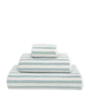 GRACCIOZA Cotton Douro Washcloth - Blue