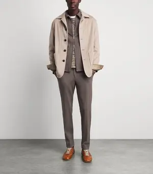 Marco Pescarolo Virgin Wool Drawstring Trousers