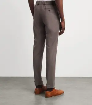 Marco Pescarolo Virgin Wool Drawstring Trousers