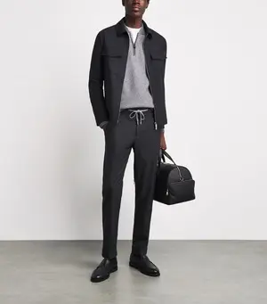 Marco Pescarolo Cashmere Drawstring Trousers