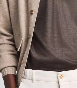 Marco Pescarolo Cashmere T-shirt - Brown