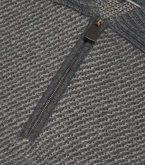 Colombo Cashmere Silk Quarter-zip Sweater