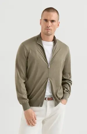 Brunello Cucinelli Fine Knit Cardigans For Men