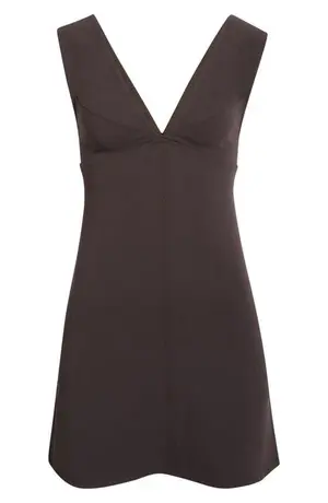 REFORMATION Anara Plunge Neck Minidress