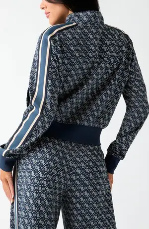 Guess 4g Jacquard Full Zip Track Jacket