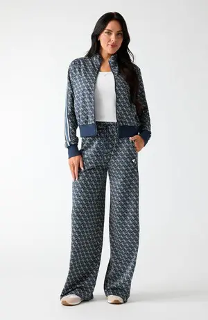 Guess 4g Jacquard Full Zip Track Jacket