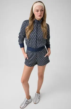 Guess 4g Jacquard Full Zip Track Jacket