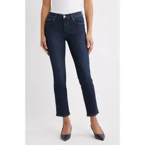 DL1961 Mara Mid Rise Straight Leg Jeans - Crescent Harbor