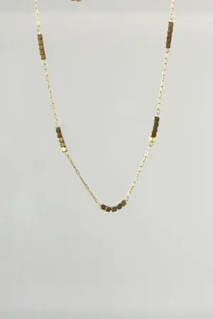 MEIDEYA Square Beads Choker