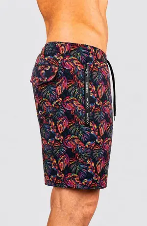 MACEOO Lion Leaves Swim Trunks