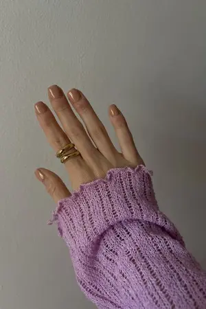 MEIDEYA Double Wave Ring