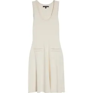 TOCCIN Luella Scoop Neck Fit And Flare Dress - Sandstone