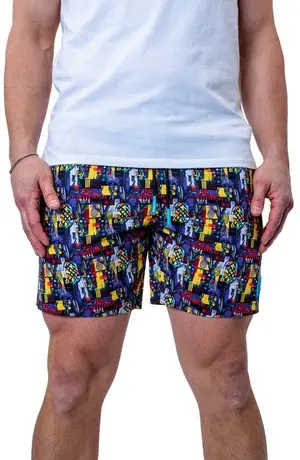 MACEOO Lion Pineapple Swim Trunks - Multi