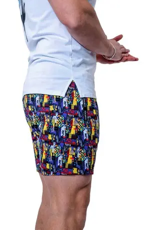 MACEOO Lion Pineapple Swim Trunks