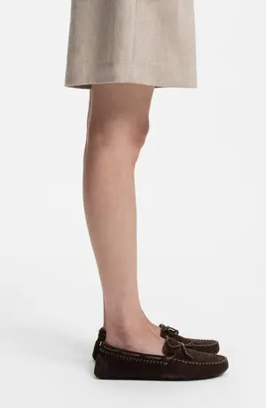 BOSS Roxanne Driving Loafer - Dark Brown